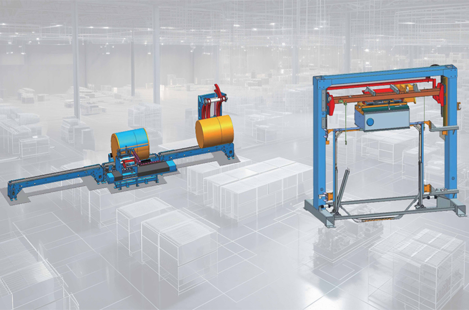 High Quality Automatic Wood Based Panel Packaging Line - HALLMARK